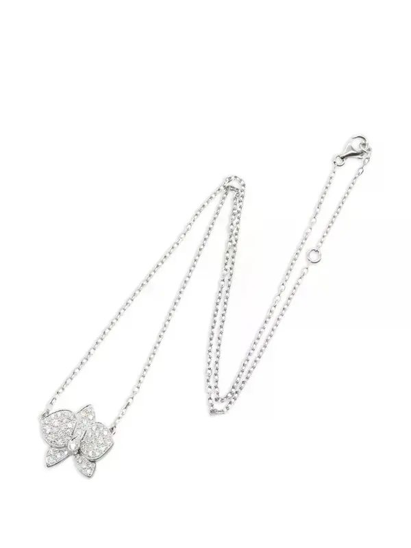 Cartier Caress Orchidée Diamond Necklace - Silver