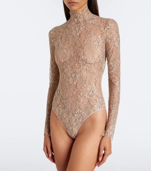 Valentino Garavani Lace Bodysuit - Pink