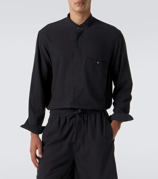 SAMAN AMEL Dom Silk Shirt