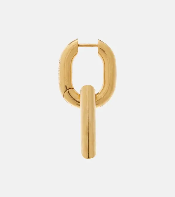 Balenciaga Brass Hoop Earrings
