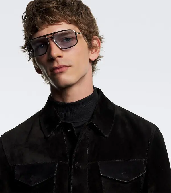 JACQUES MARIE MAGE Earl Navigator Sunglasses - Grey