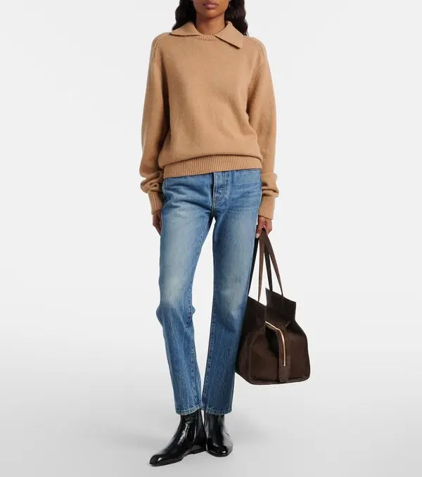 Khaite Finley Cropped Straight Jeans In Holbrook