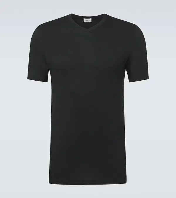 Zimmerli Jersey T-shirt - Black