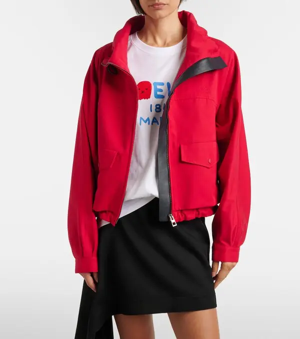 Loewe Cotton And Silk Gabardine Jacket