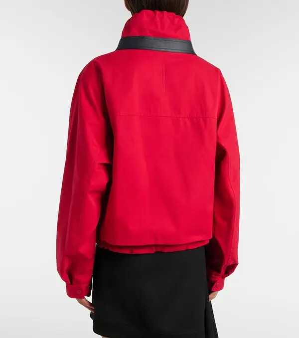 Loewe Cotton And Silk Gabardine Jacket