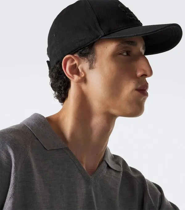 Miu Miu Embroidered Baseball Cap