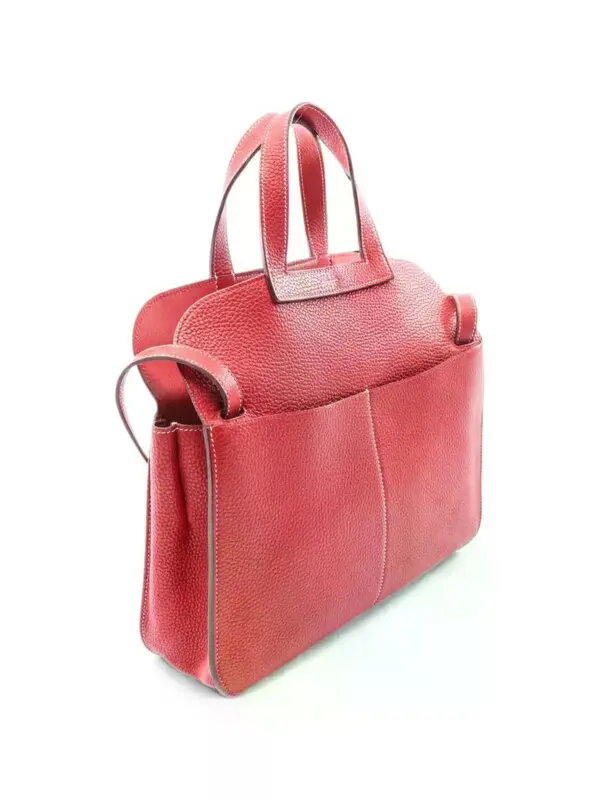Hermès 31 Arzan Leather Handbag - Red