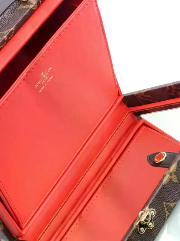LOUIS VUITTON Monogram Mobile Box Tote Bag - Brown