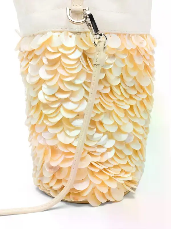 Staud Mini Lila Bucket Bag - Neutrals