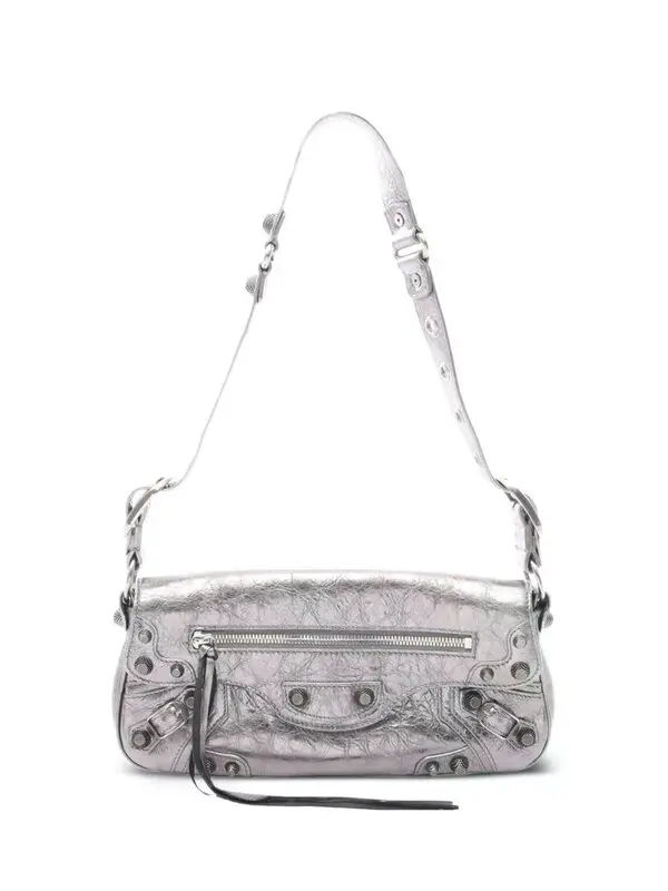 Balenciaga Le Cagoule Shoulder Bag - Silver