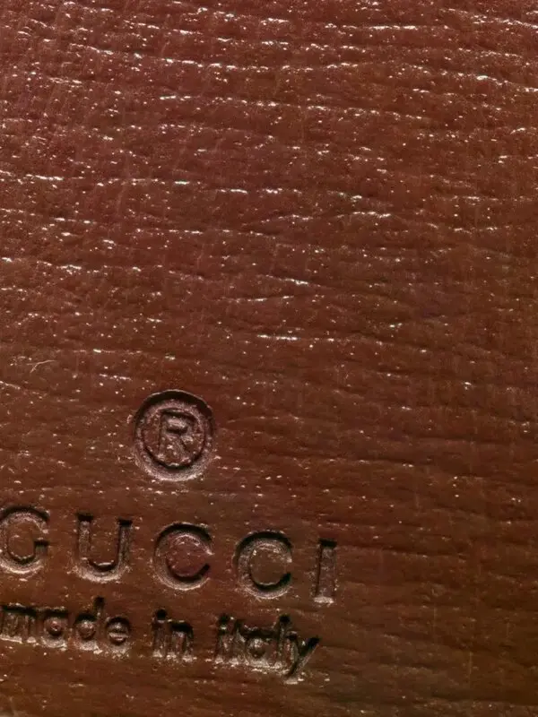 Gucci X Balenciaga 2010s Leather Trifold Wallet