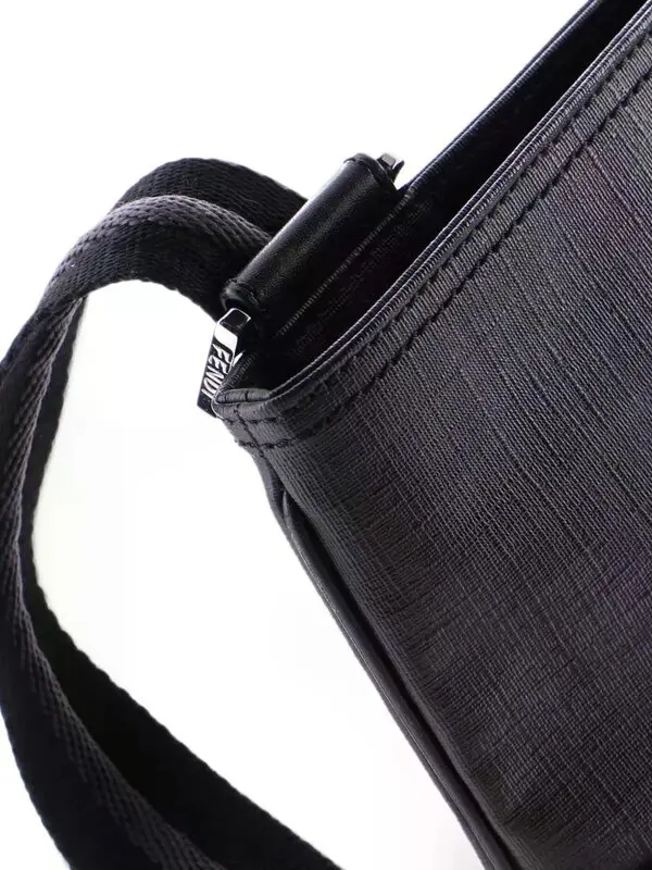 Fendi Zucca Coated Canvas Messenger Bag