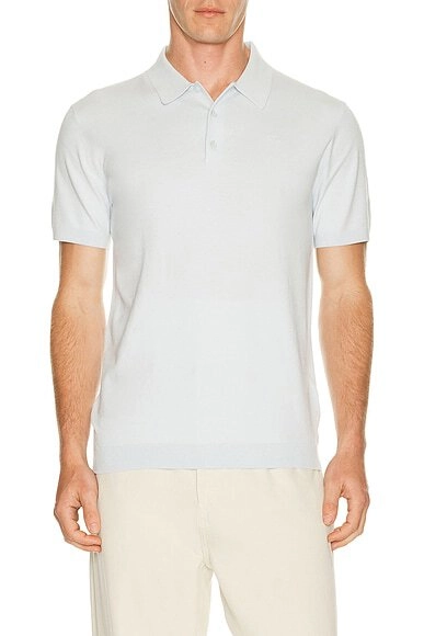 J. Lindeberg Ridge Knitted Polo - Skywriting