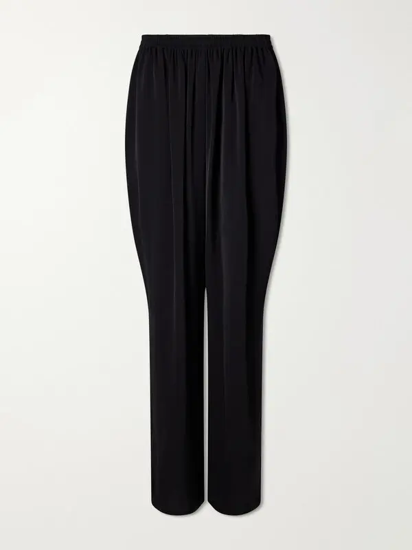 Alaïa Striped Cady Straight-leg Pants
