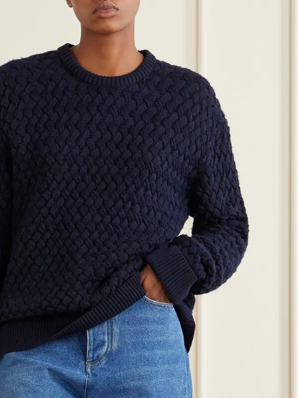 Bottega Veneta Intrecciato Wool Sweater