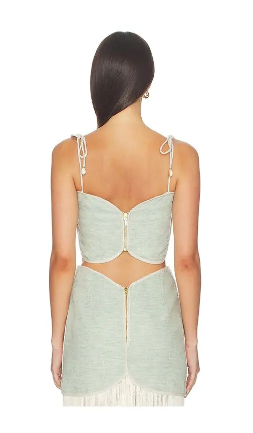 Azulu Aveiro Top - Sage