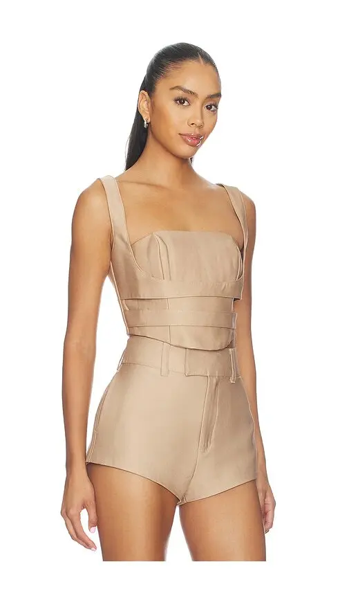 AFRM Kendra Boned Bodice Top