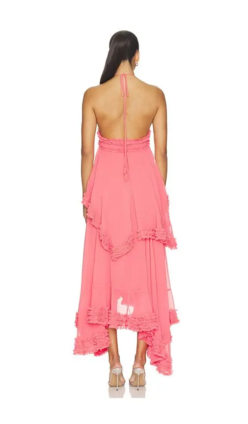 Alexis Sidi Chiffon Halterneck Dress