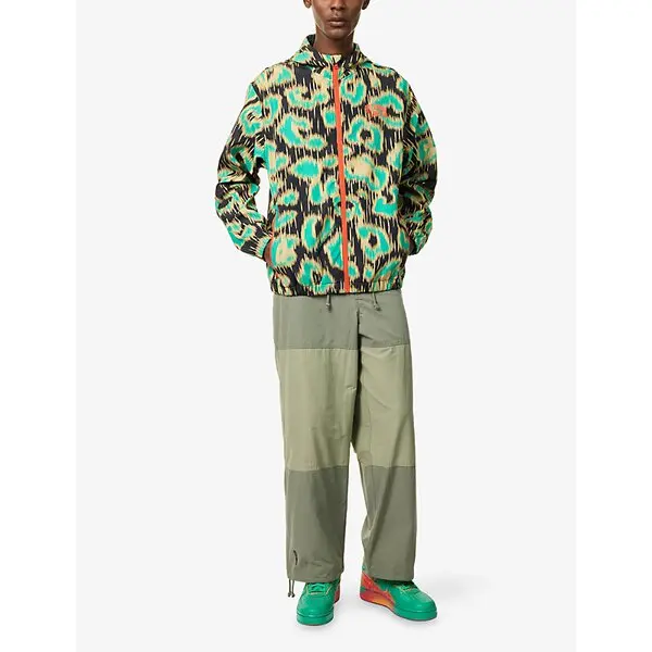 BILLIONAIRE BOYS CLUB Leopard Camouflage Hooded Shell Jacket