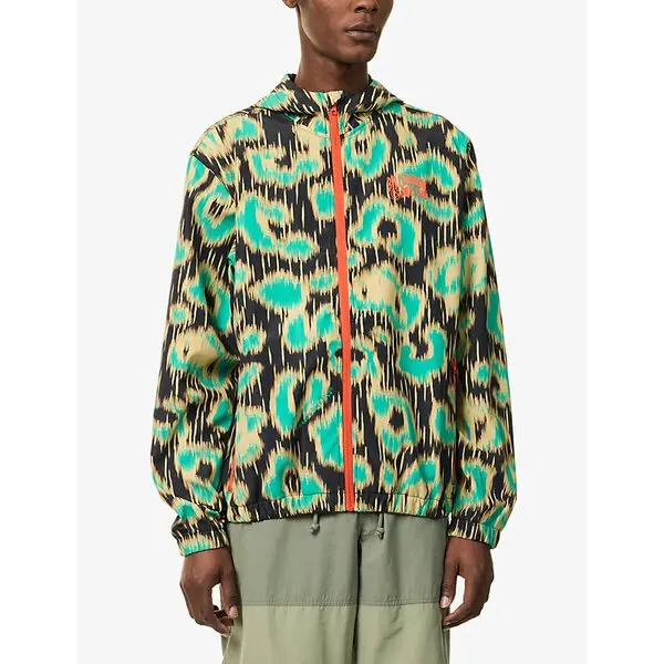 BILLIONAIRE BOYS CLUB Leopard Camouflage Hooded Shell Jacket