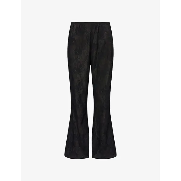 Dissh Anya Lace Woven Trousers - Black