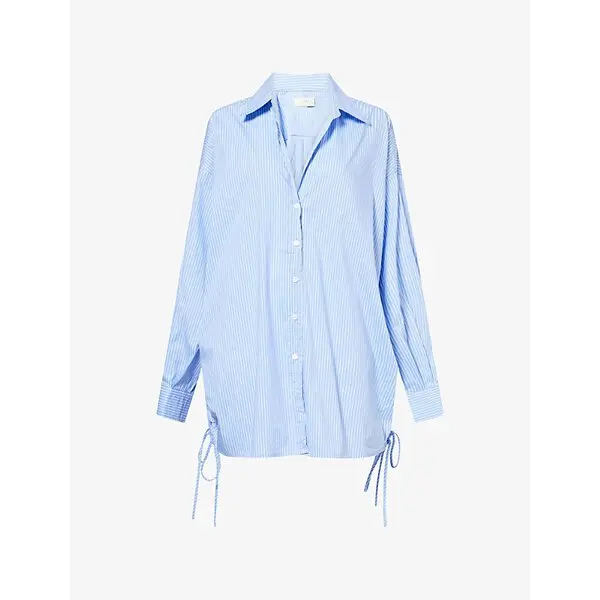 Dissh Mathilde Pinstripe Cotton-blend Shirt