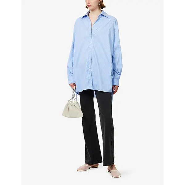 Dissh Mathilde Pinstripe Cotton-blend Shirt