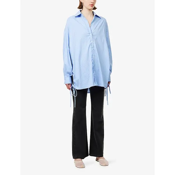 Dissh Mathilde Pinstripe Cotton-blend Shirt