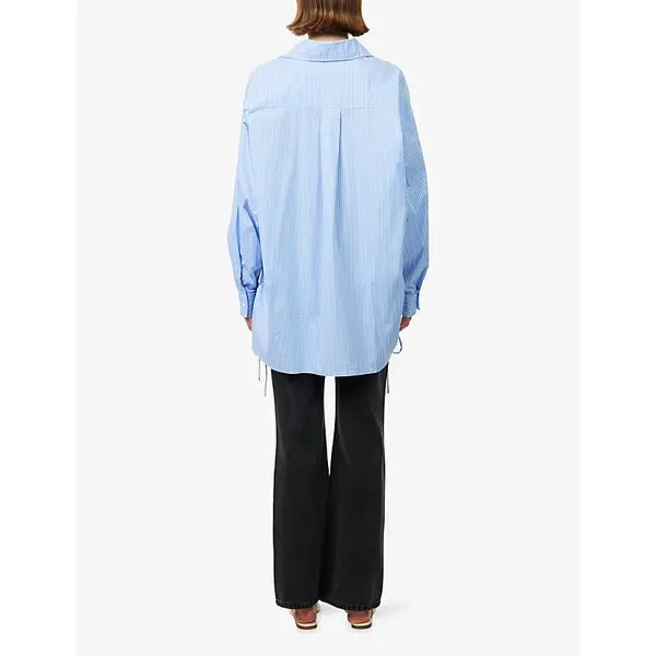 Dissh Mathilde Pinstripe Cotton-blend Shirt