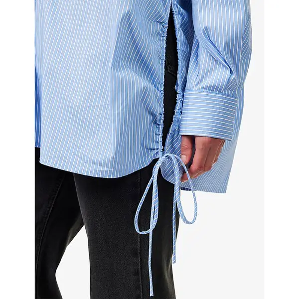 Dissh Mathilde Pinstripe Cotton-blend Shirt