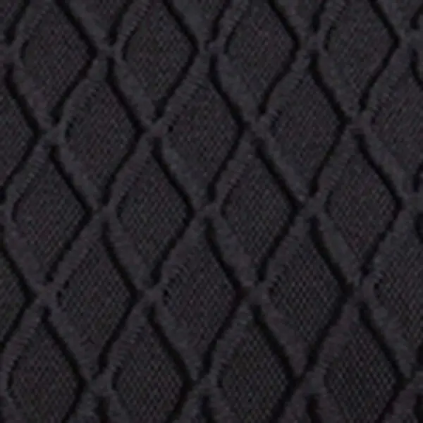 Balmain Geometric Knit Flared Mini Dress