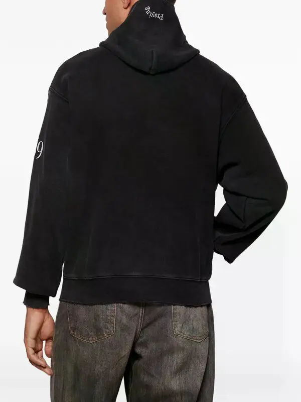 PRAYING Destroyed Financial Crisis Hoodie