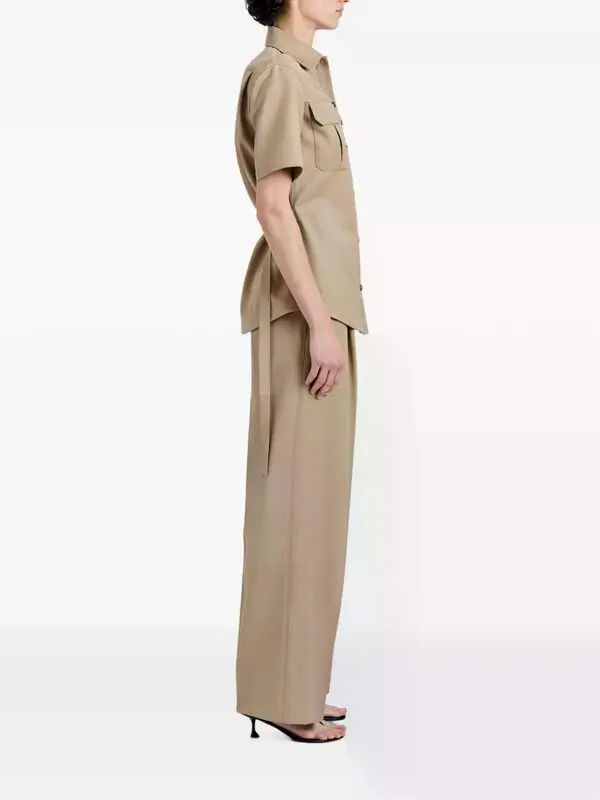 Proenza Schouler Nali Wool Gabardine Shirt