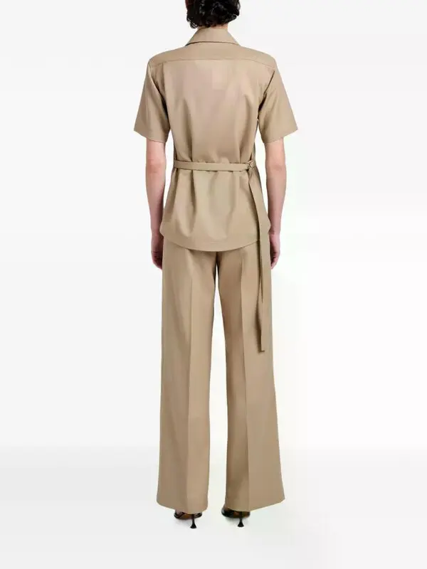 Proenza Schouler Nali Wool Gabardine Shirt