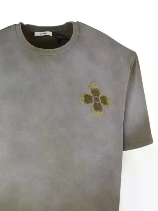Commas Embroidered Classic T-shirt - Grey