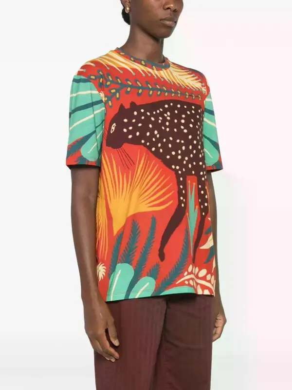 Etro Graphic Print Short Sleeve T-shirt
