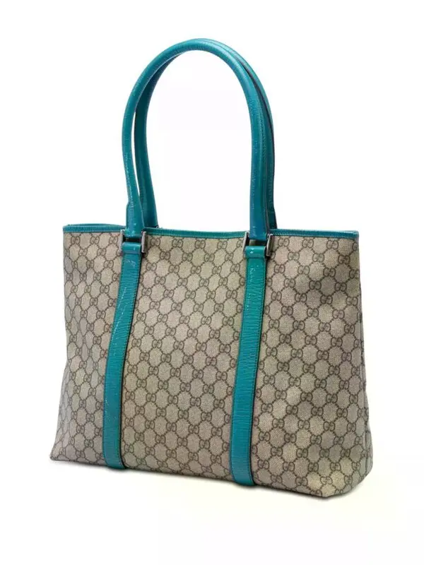 Gucci Gg Supreme Joy Tote Bag - Blue