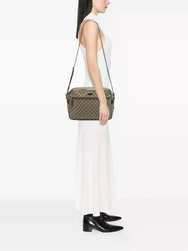 Gucci Gg Supreme Crossbody Bag - Neutrals