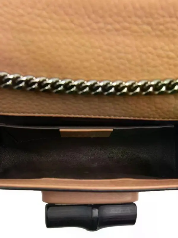 Gucci Studded Calfskin Miss Bamboo Crossbody Bag