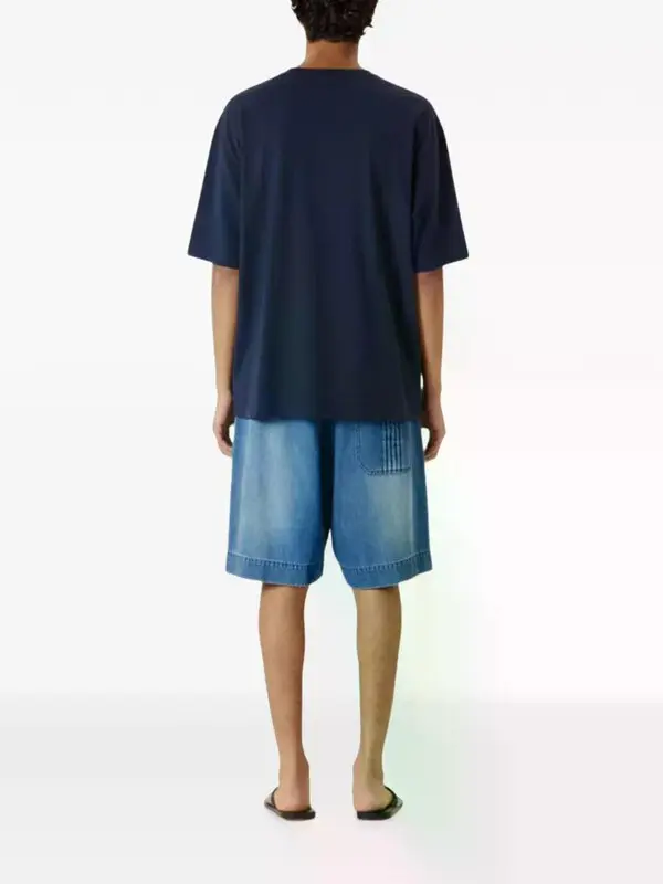 Commas Embroidered Cotton T-shirt