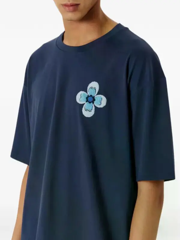 Commas Embroidered Cotton T-shirt