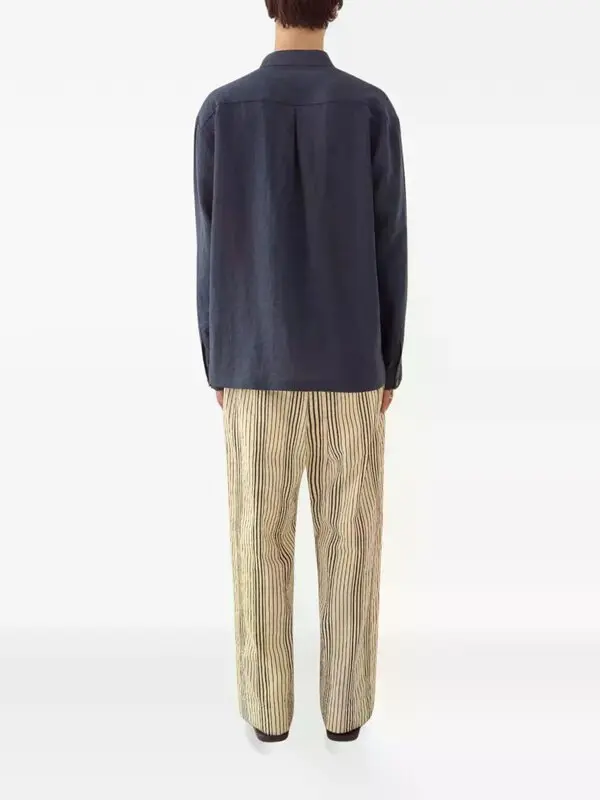 Commas Stand-collar Long-sleeve Shirt