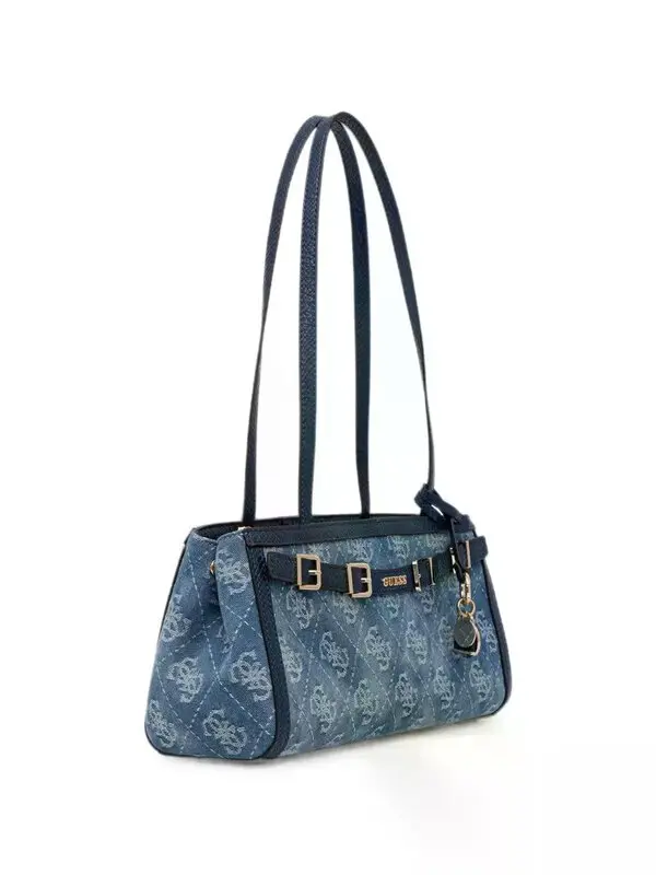 Guess Monogram-print Denim Tote Bag