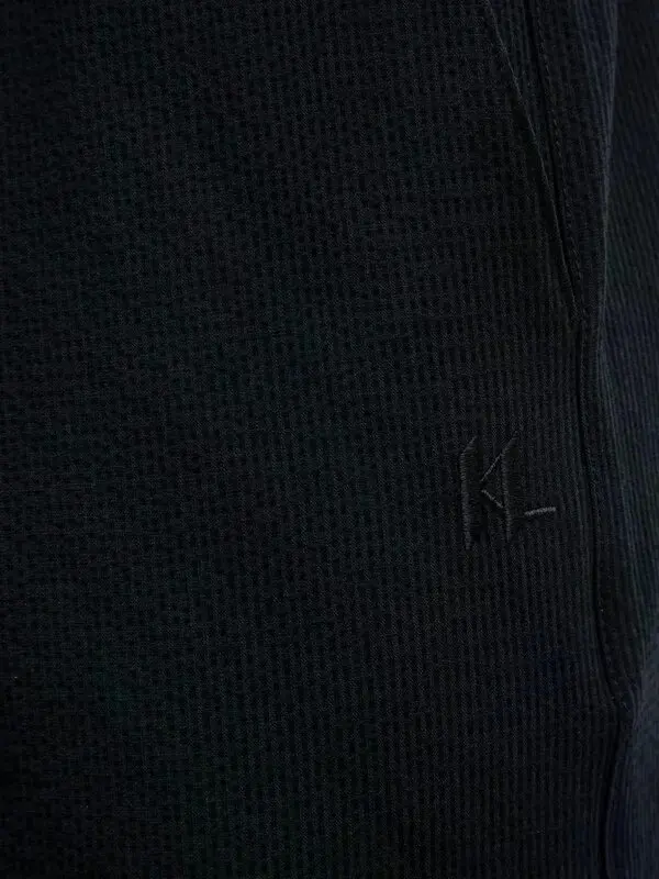 Karl Lagerfeld Logo-perforated Cotton T-shirt