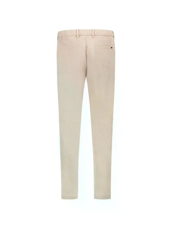 Herno Linen Fade Effect Tailored Trousers