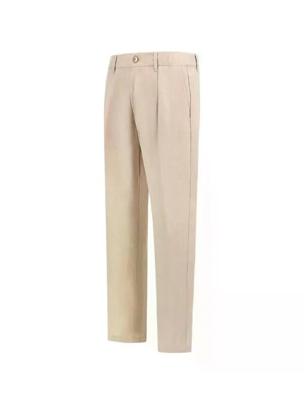 Herno Linen Fade Effect Tailored Trousers