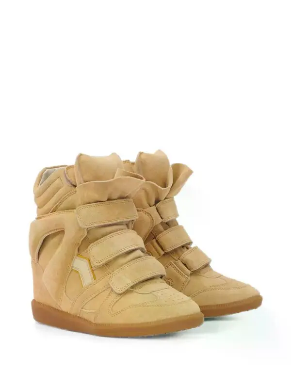 Isabel Marant Étoile Bekett Suede High-top Sneakers - Neutrals
