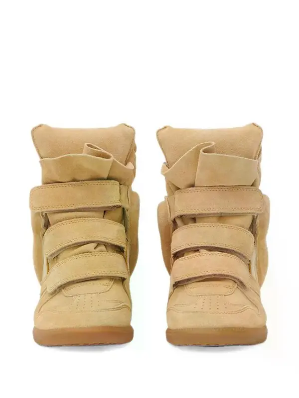 Isabel Marant Étoile Bekett Suede High-top Sneakers - Neutrals