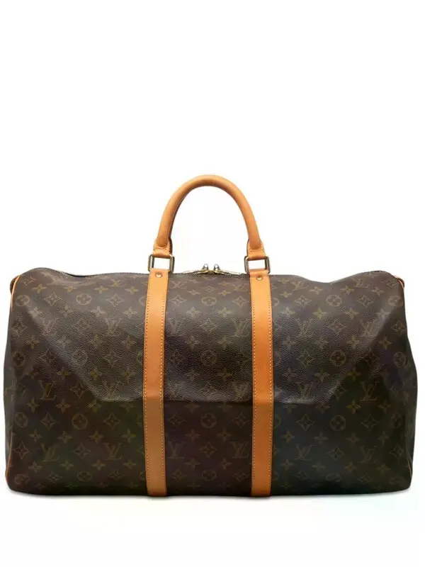 LOUIS VUITTON 1994 Monogram Keepall 50 Travel Bag - Brown