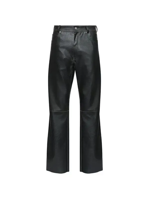 MAISON MARGIELA Leather-effect Trousers
